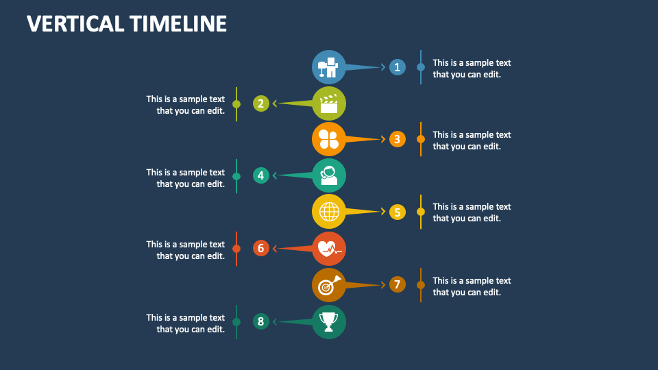 Vertical Timeline Template for PowerPoint and Google Slides - PPT Slides