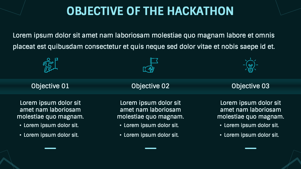 Hackathon Pitch Deck for Google Slides and PowerPoint