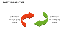 Rotating Arrows PowerPoint and Google Slides Template - PPT Slides