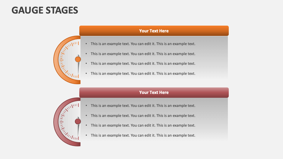Gauge Stages Template for PowerPoint and Google Slides - PPT Slides