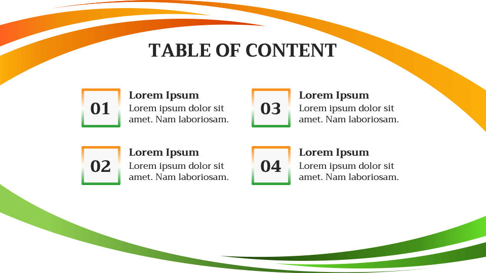 Tricolor Presentation Theme for PowerPoint and Google Slides - PPT Slides