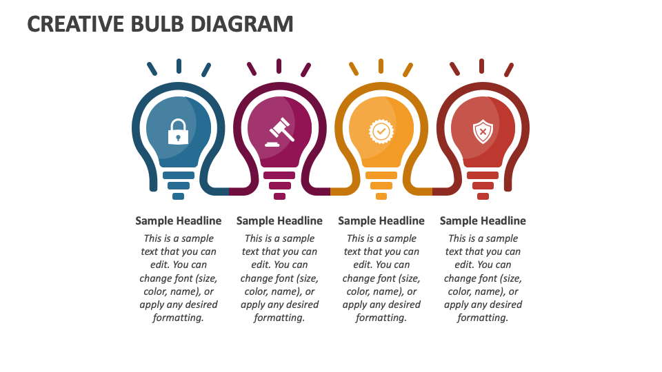 Creative Bulb Diagram for PowerPoint and Google Slides - PPT Slides