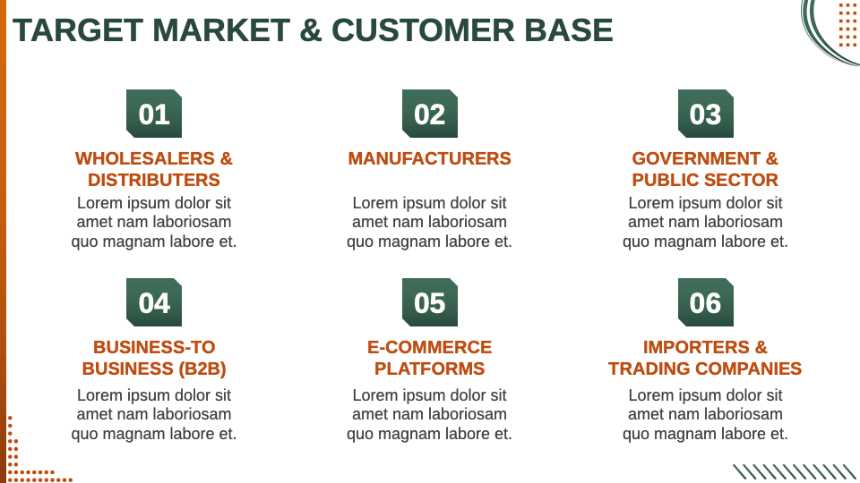 Export Business Company Profile for Google Slides and PowerPoint