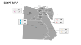 Egypt Map for Google Slides and PowerPoint - PPT Slides