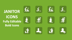 Janitor Icons for PowerPoint and Google Slides - PPT Slides