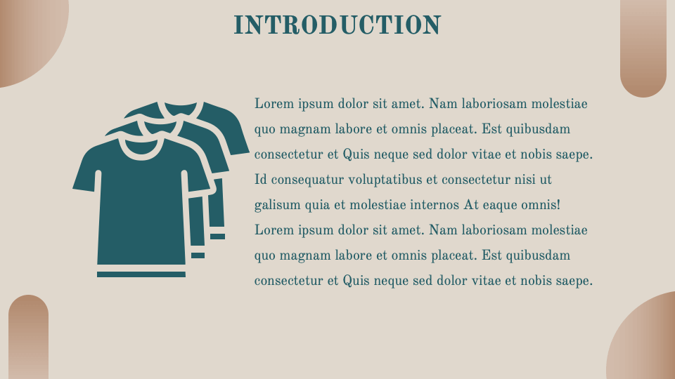 T-Shirt Brand Pitch Deck for PowerPoint and Google Slides - PPT Slides