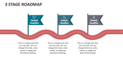 3 Way Road Diagram for PowerPoint and Google Slides - PPT Slides
