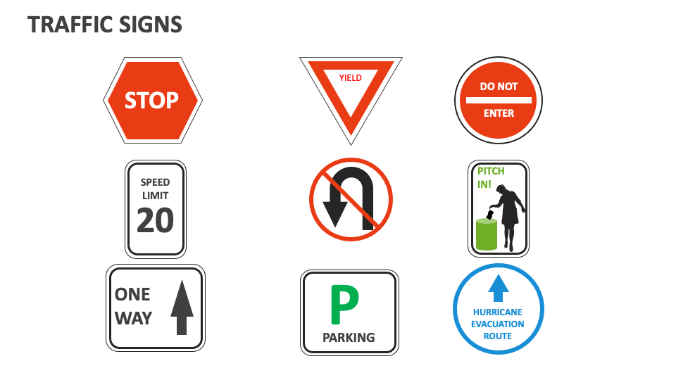 Traffic Signs Template for PowerPoint and Google Slides - PPT Slides