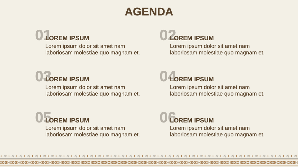 Free - Tribal Pattern Presentation Theme for Google Slides and ...