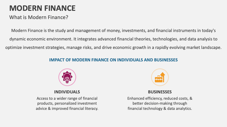 Modern Finance Template for Google Slides and PowerPoint - PPT Slides