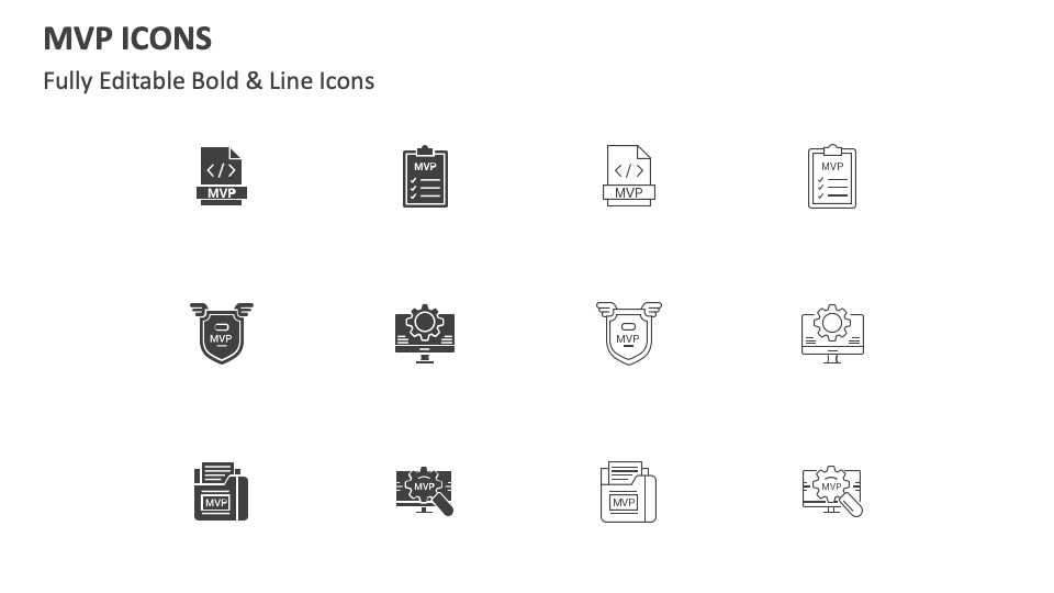 MVP Icons for Google Slides and PowerPoint