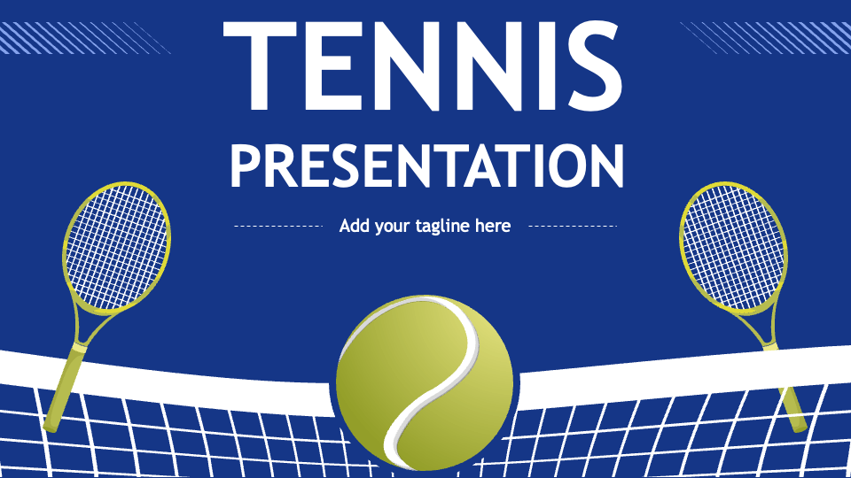 Free Tennis Presentation Theme for Google Slides and PowerPoint