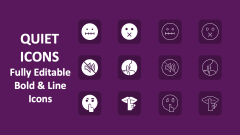 Quiet Icons for PowerPoint and Google Slides - PPT Slides