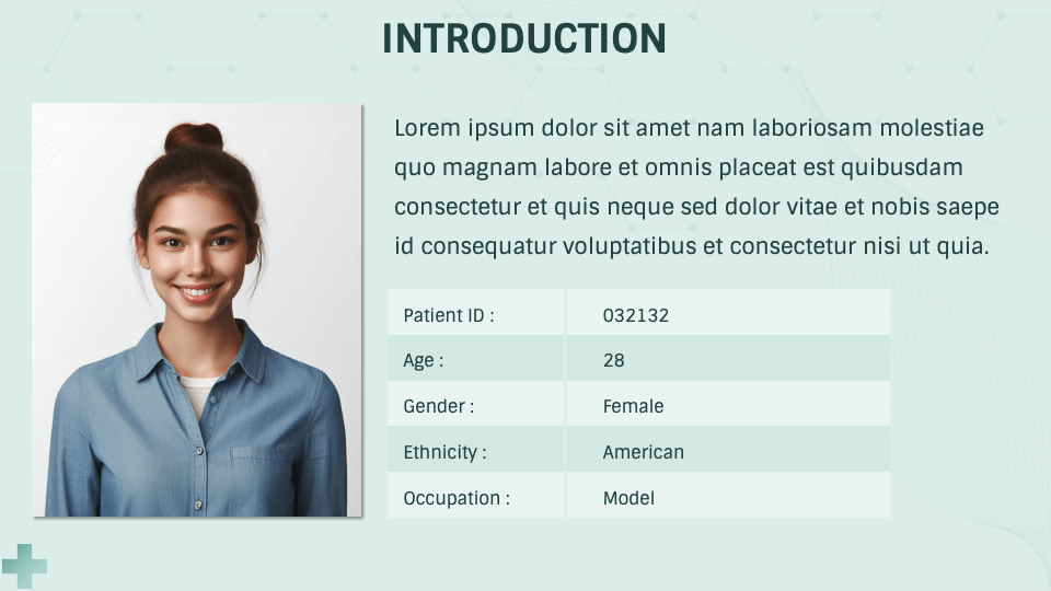 Free Patient Case Study Presentation for Google Slides and PowerPoint