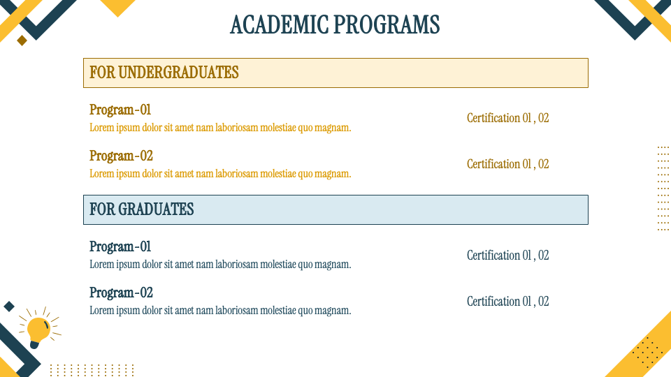 Free Modern University Theme for Google Slides and PowerPoint