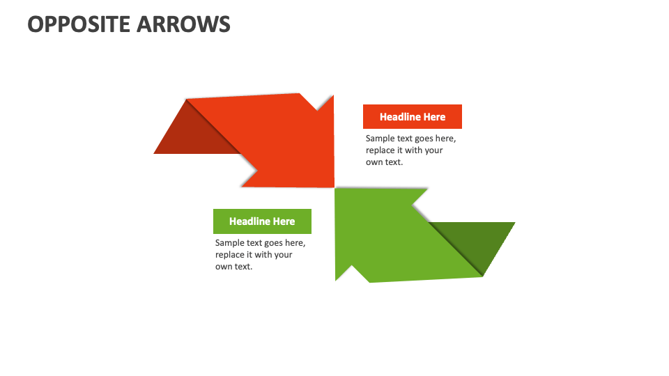 Opposite Arrows Template for PowerPoint and Google Slides - PPT Slides