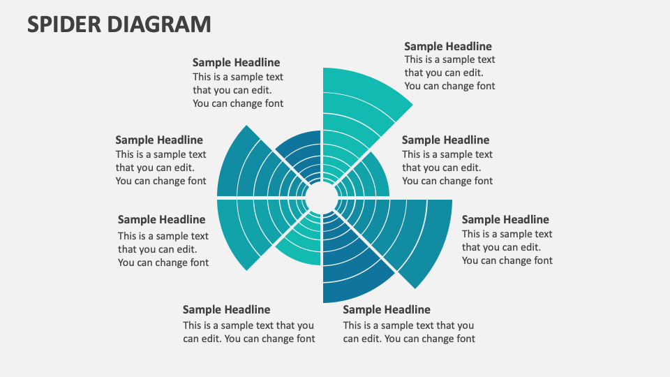Spider Diagram PowerPoint and Google Slides Template - PPT Slides