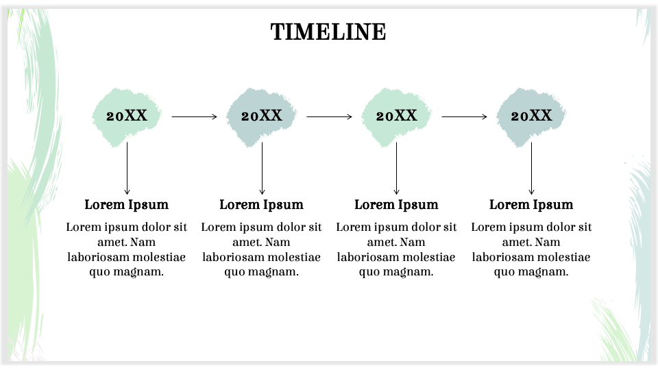 Free Brush Pattern Background Presentation for Google Slides and PowerPoint