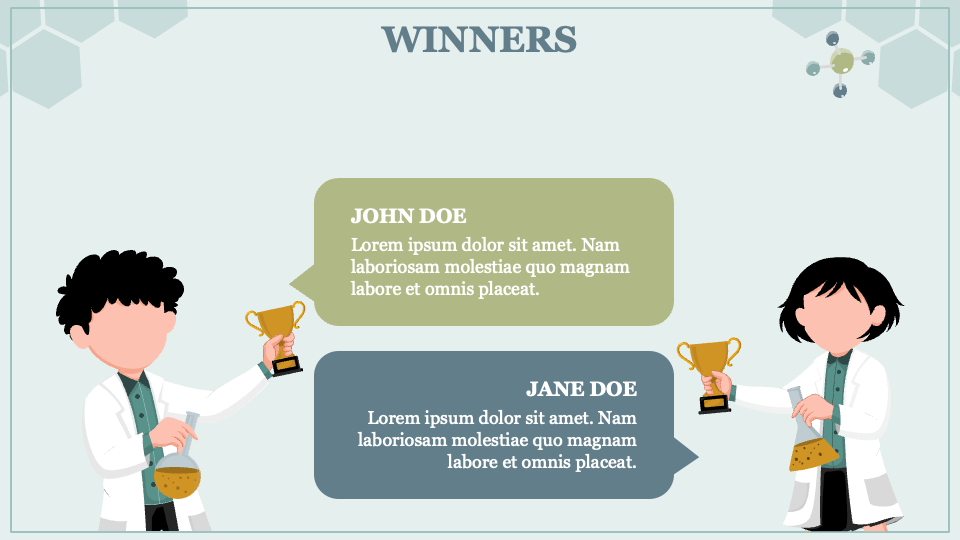 Free Science Fair Theme for Google Slides and PowerPoint