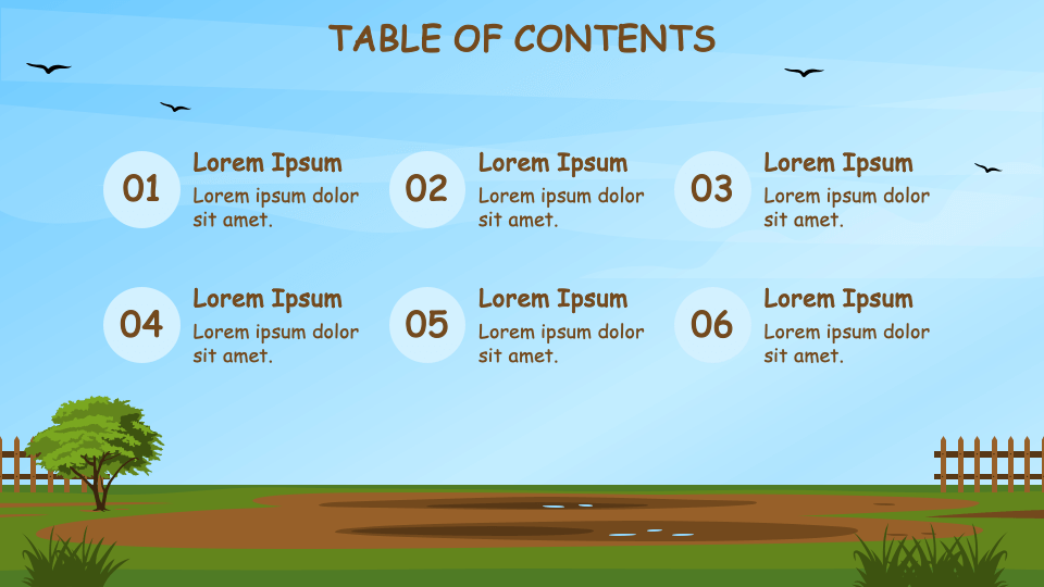 Village Presentation Theme for PowerPoint and Google Slides - PPT Slides