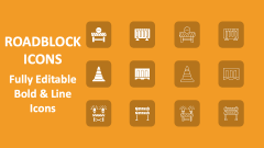 Roadblock Icons for Google Slides and PowerPoint