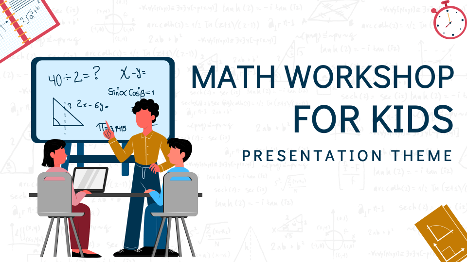 Free - Math Workshop for Kids Presentation Template for Google Slides ...