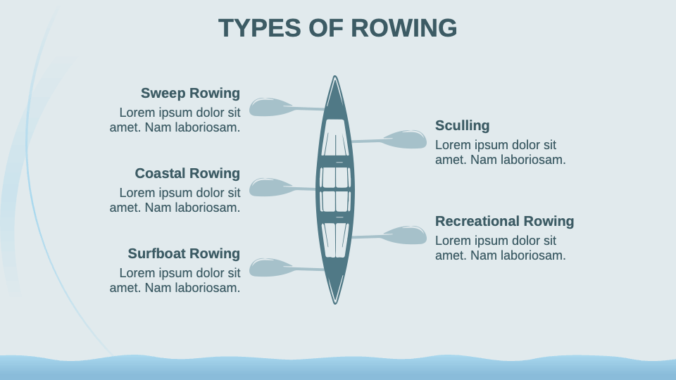 Free Rowing Theme for Google Slides and PowerPoint