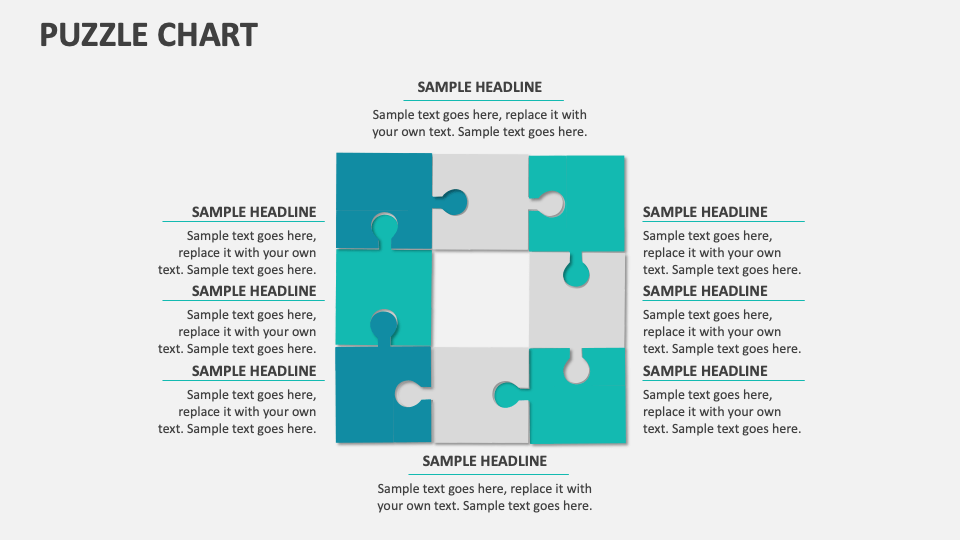 Puzzle Chart Template for PowerPoint and Google Slides - PPT Slides