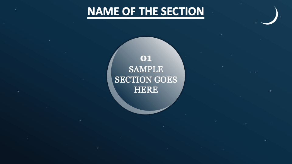 Free Moon and Stars Presentation Theme for PowerPoint and Google Slides ...