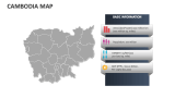 Cambodia Map for Google Slides and PowerPoint - PPT Slides