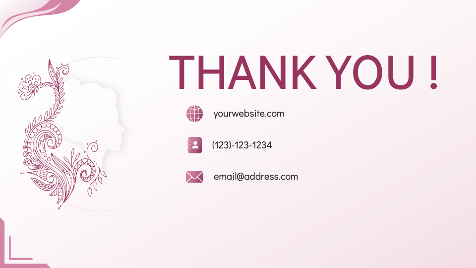 Free Feminine Presentation Template for Google Slides and PowerPoint ...