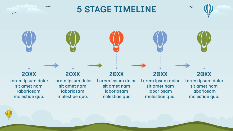 Free Hot Balloon Theme for Google Slides and PowerPoint