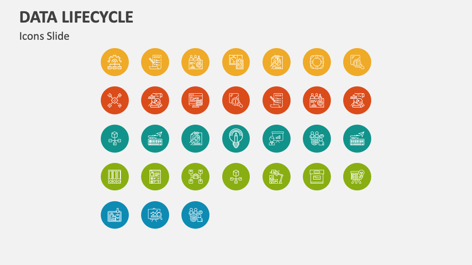 Data Lifecycle PowerPoint and Google Slides Template - PPT Slides