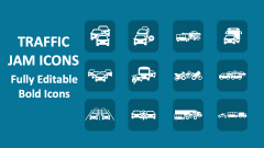 Traffic Jam Icons for PowerPoint and Google Slides - PPT Slides