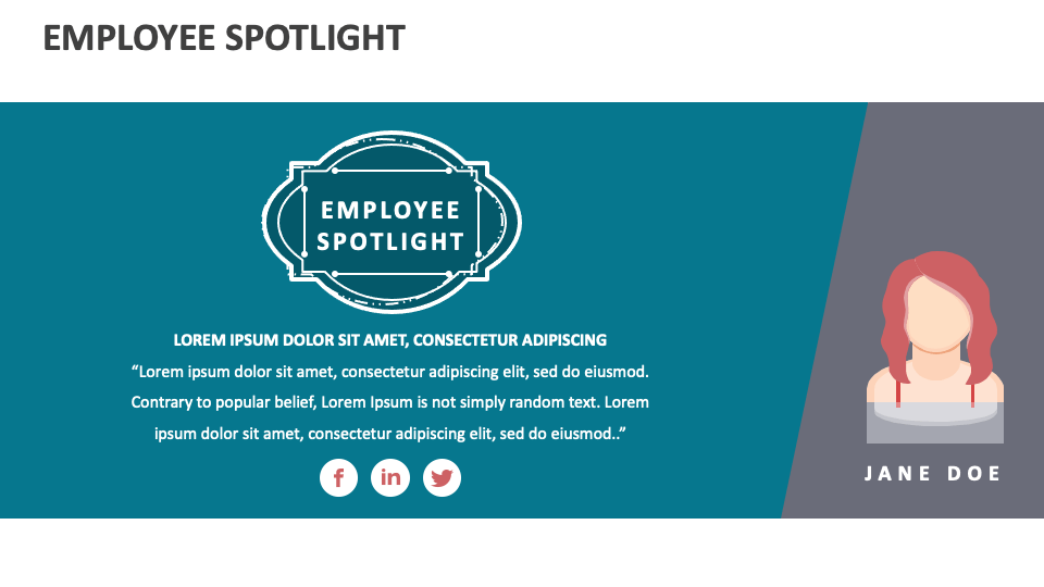 Employee Spotlight Template for PowerPoint and Google Slides - PPT Slides