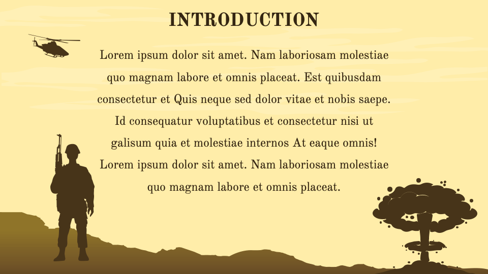 World War Presentation Theme for PowerPoint and Google Slides - PPT Slides