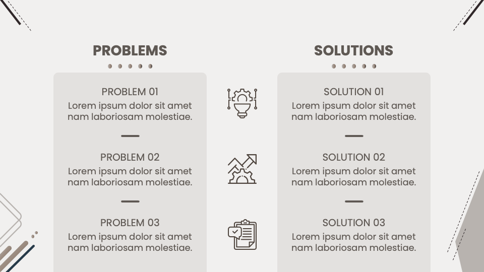 Problem Solution Slides for Google Slides and PowerPoint - PPT Slides
