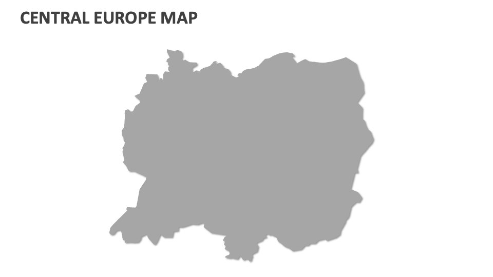Central Europe map for Google Slides and PowerPoint - PPT Slides