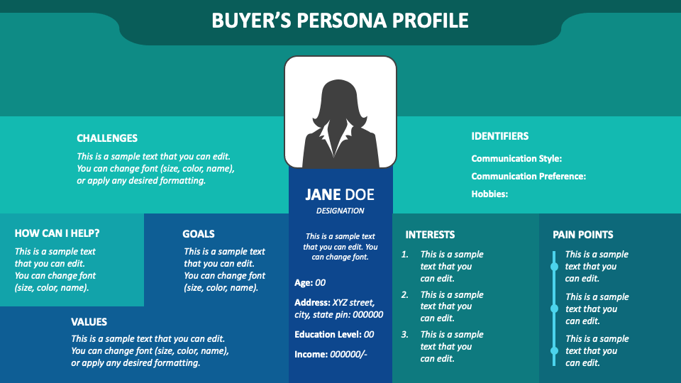 Buyer Persona PowerPoint and Google Slides Template - PPT Slides