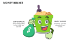Money Bucket PowerPoint and Google Slides Template - PPT Slides