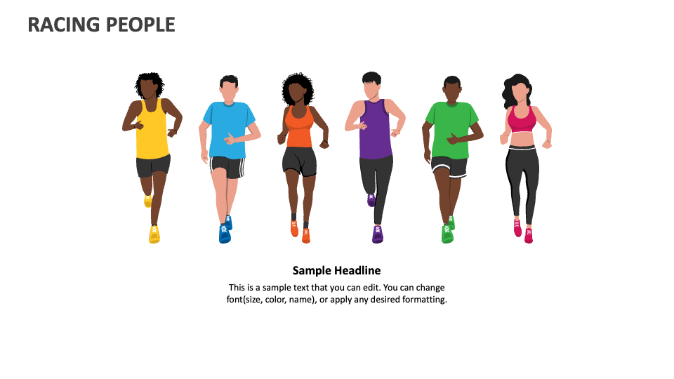 Racing People for Google Slides and PowerPoint