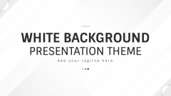Free White Background Presentation Theme for Google Slides and PowerPoint