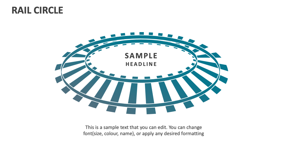 Rail Circle PowerPoint and Google Slides Template - PPT Slides