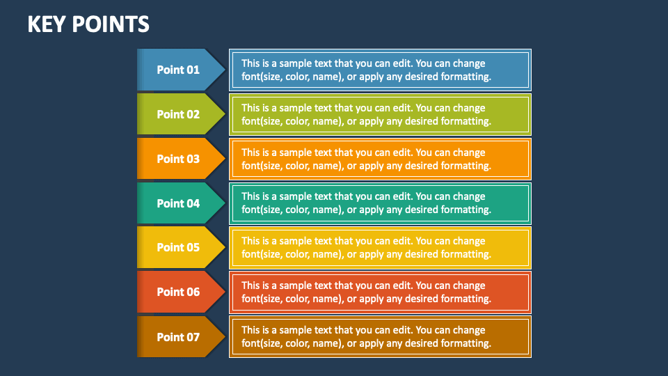 Key Points PowerPoint and Google Slides Template - PPT Slides