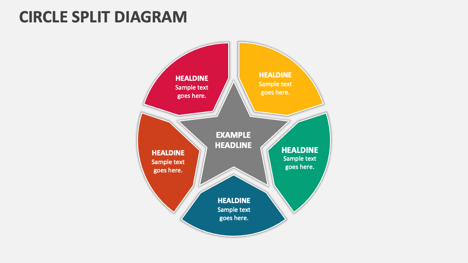 Circle Split Diagram for PowerPoint and Google Slides - PPT Slides