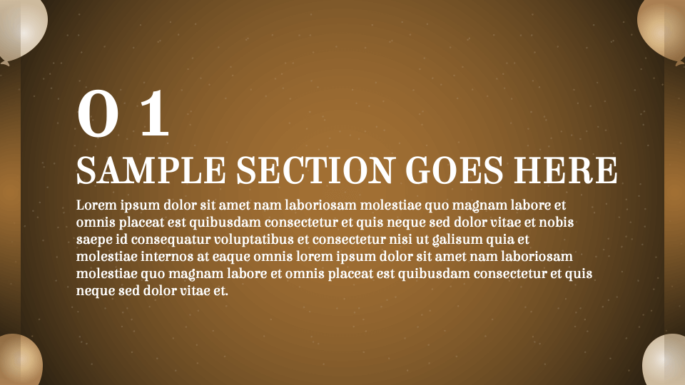 Free 20th Birthday Presentation Template Template for Google Slides and ...