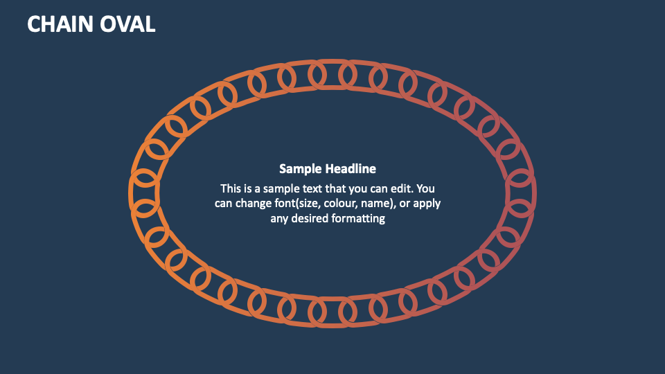 Chain Oval PowerPoint and Google Slides Template - PPT Slides