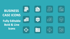 Business Case Icons for Google Slides and PowerPoint