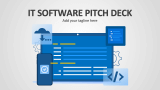 IT Software Pitch Deck PowerPoint and Google Slides Template - PPT Slides