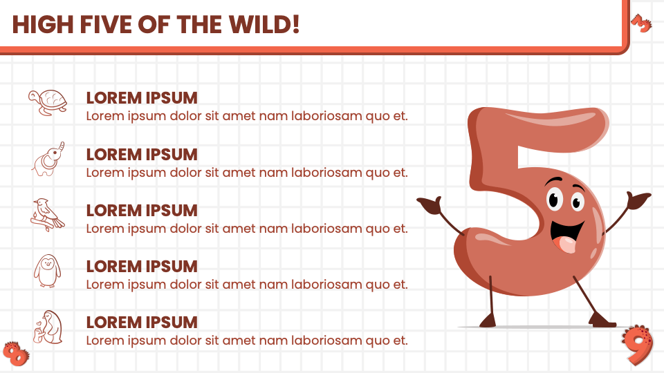 Free - The Numbers from 1 to 10 Template for Google Slides and ...